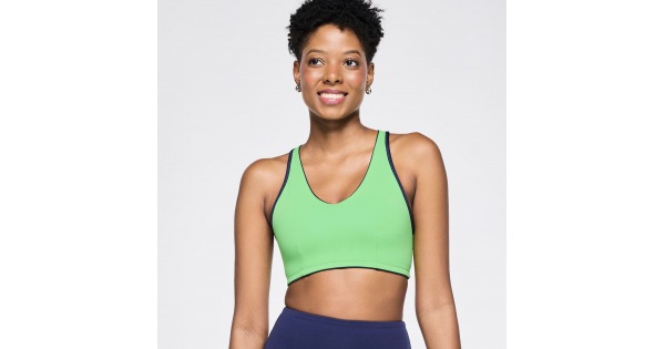 【Rhythm + Blue Collection】Zumba Out Loud Reversible Racerback Bra | TWI ...